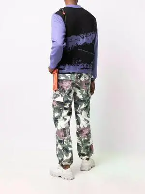 BILLIONAIRE BOYS CLUB Graphic Print Cotton Jumper