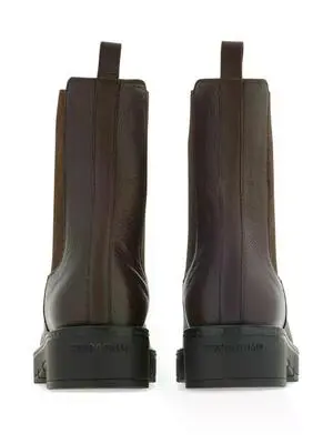 FERRAGAMO Leather Chelsea Boots