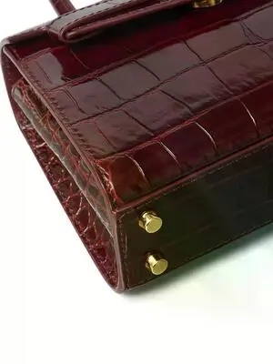 Versace Small Medusa '95 Croc-effect Leather Tote Bag