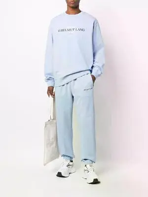 Helmut Lang Embroidered-logo Drawstring Trackpants