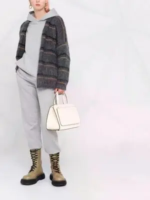 VALEXTRA Passepartout Top-handle Tote Bag - Neutrals