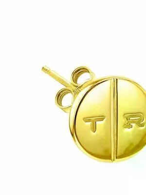TRUE ROCKS Round Pill Stud Earring