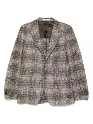 Tagliatore Single-breasted Blazer - Brown