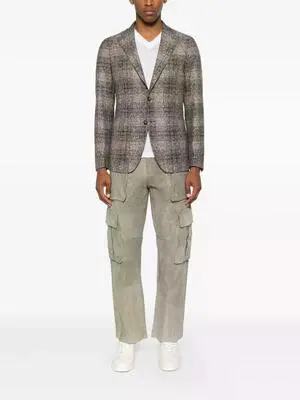 Tagliatore Single-breasted Blazer - Brown