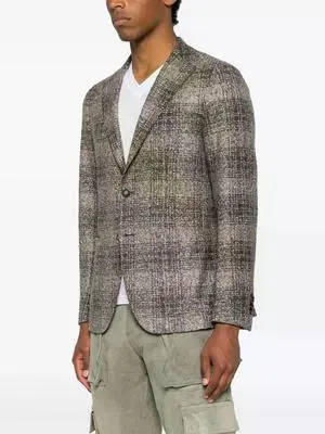 Tagliatore Single-breasted Blazer - Brown