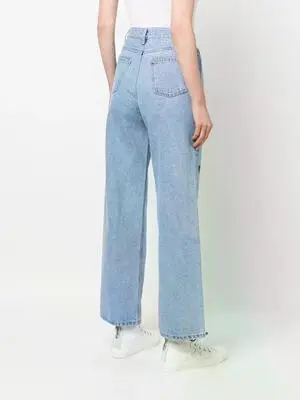 KIMHEKIM Heart-print Flared Jeans
