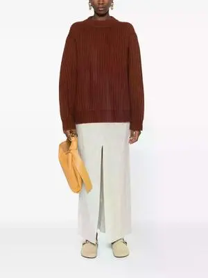 Sofie D'hoore Ribbed Wool-cashmere Sweater