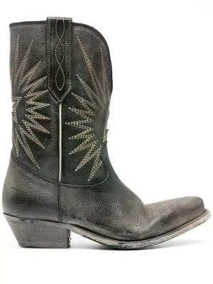 Golden Goose Embroidered Boots For Women