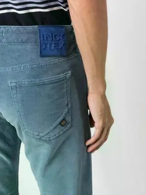 Incotex Tapered-leg Jeans With Key Pendant Detail
