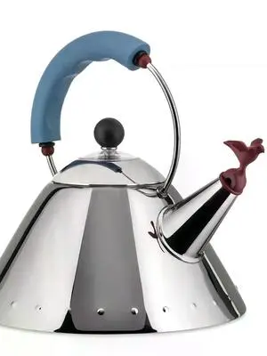 ALESSI Bird Metallic-effect Kettle - Silver