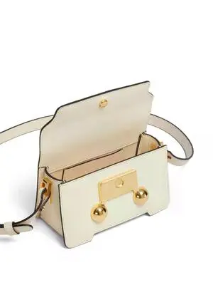 Marni Mini Trunkaroo Leather Shoulder Bag - Neutrals