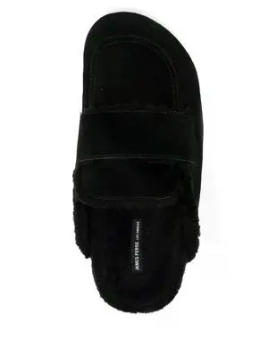 JAMES PERSE Suede Slippers
