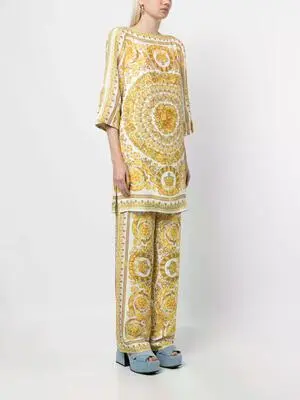 Versace Barocco-print Blouse