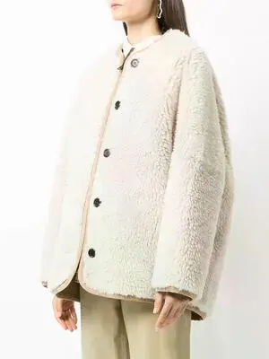 Goen.j Faux-shearling Oversized Jacket