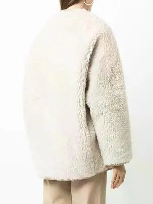 Goen.j Faux-shearling Oversized Jacket