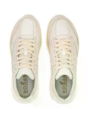 Hogan Panelled Leather Sneakers