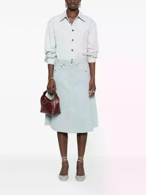 Victoria Beckham Denim Midi Skirt