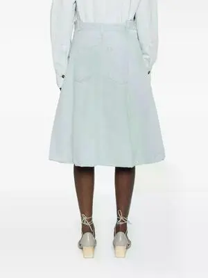 Victoria Beckham Denim Midi Skirt