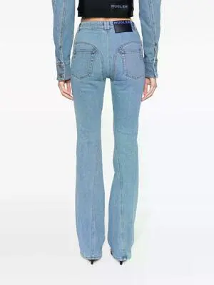 MUGLER Seam-detail Flared Jeans