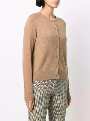 Max & Moi Crew-neck Cashmere Cardigan