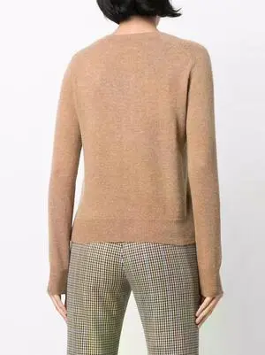 Max & Moi Crew-neck Cashmere Cardigan