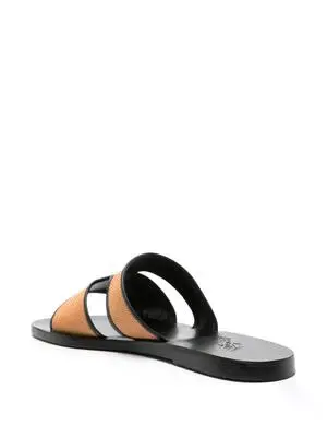 ANCIENT GREEK SANDALS Apteros Basket-weave Slides