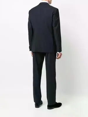Giorgio Armani Single-breasted Tailored Dinner Suit - Blue