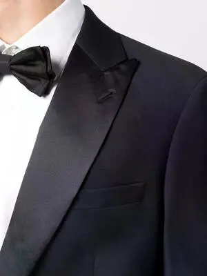 Giorgio Armani Single-breasted Tailored Dinner Suit - Blue