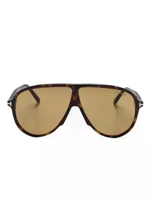 TOM FORD Pilot-frame Sunglasses - Brown