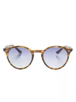 Ray-ban Tortoiseshell Round-frame Sunglasses - Brown