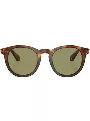 Giorgio Armani Round-frame Sunglasses - Red