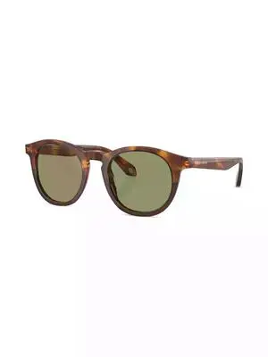 Giorgio Armani Round-frame Sunglasses - Red