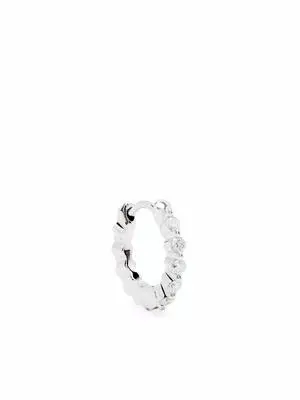 Maria Black Silver Tone Earrings For Men