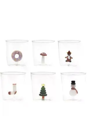 CU I SEEYOU Christmas 3d-detailing Glasses - Neutrals