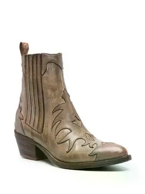 Sartore 45mm Leather Cowboy Boots