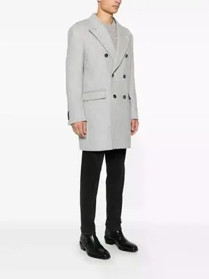 MANUEL RITZ Wool-blend Double-breasted Coat