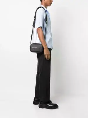 Givenchy Logo-print Leather Messenger Bag