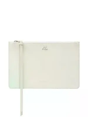 COURREGES Ac Leather Pouch - Neutrals