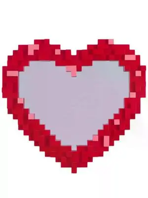 SELETTI Pixel Wall Mirror - Red