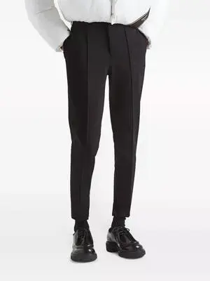 Prada Tailored Tapered-leg Trousers - Black