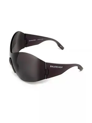 Balenciaga Ski Cat Oversized-frame Sunglasses - Black