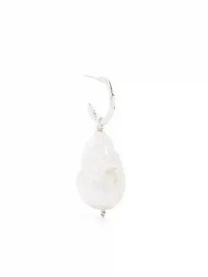 ALIGHIERI The Snow Lion And The Baroque Drop Earring - Silver