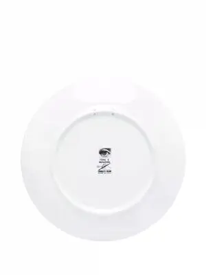 FORNASETTI Face Print Plate - Black