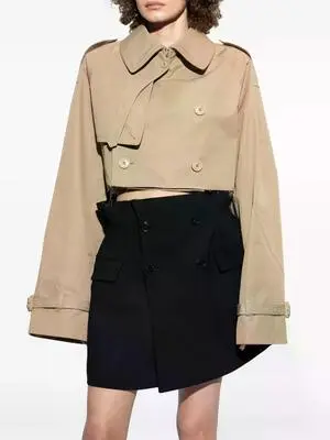 Vetements Cropped Trench Jacket