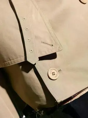 Vetements Cropped Trench Jacket