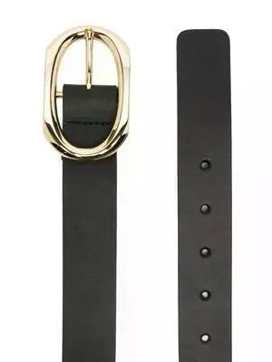 ANINE BING Signature Link Calf-leather Belt