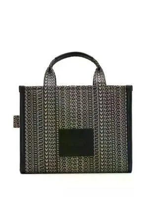 Marc Jacobs The Monogram Jacquard Medium Tote Bag - Black