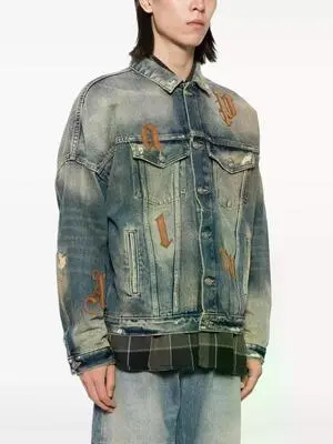 Palm Angels Flap Pockets Denim Jacket