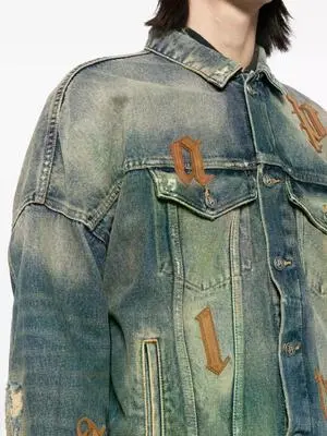 Palm Angels Flap Pockets Denim Jacket
