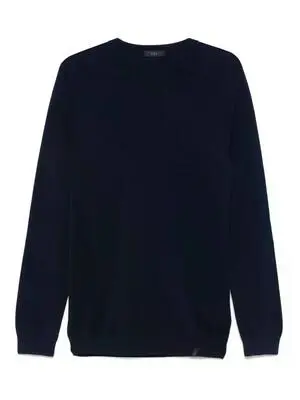 FAY Textured Top - Blue